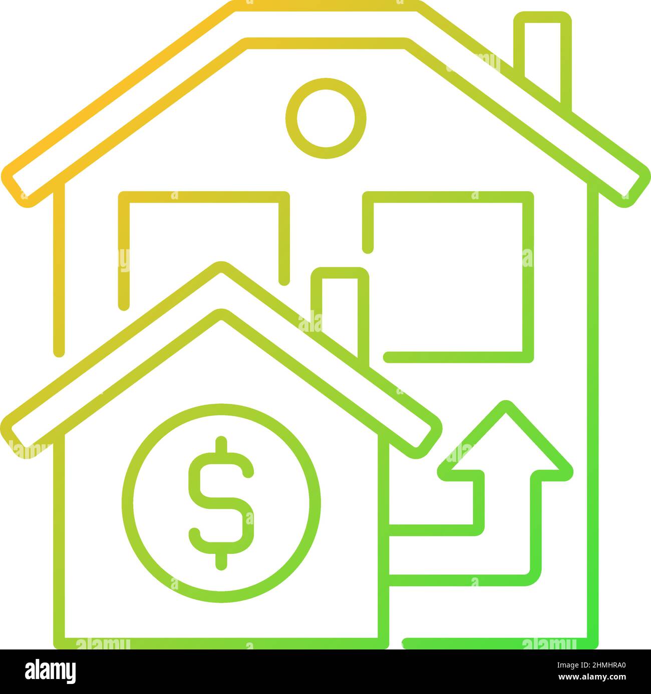 Bridge loan gradient linear vector icon Stock Vector Image & Art - Alamy