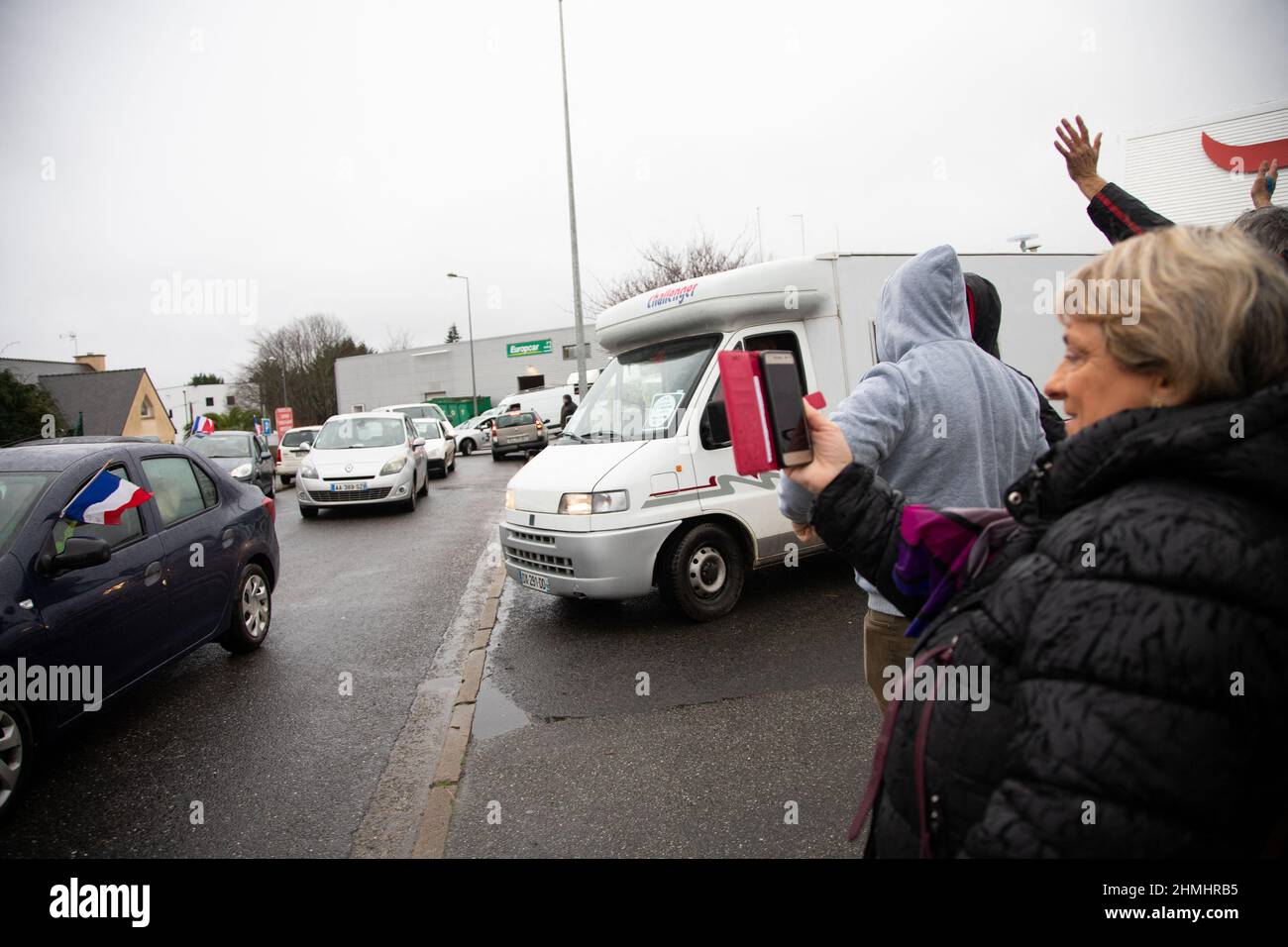 Inspired by Canadian protests, French 'freedom convoy' (Convoi de la ...