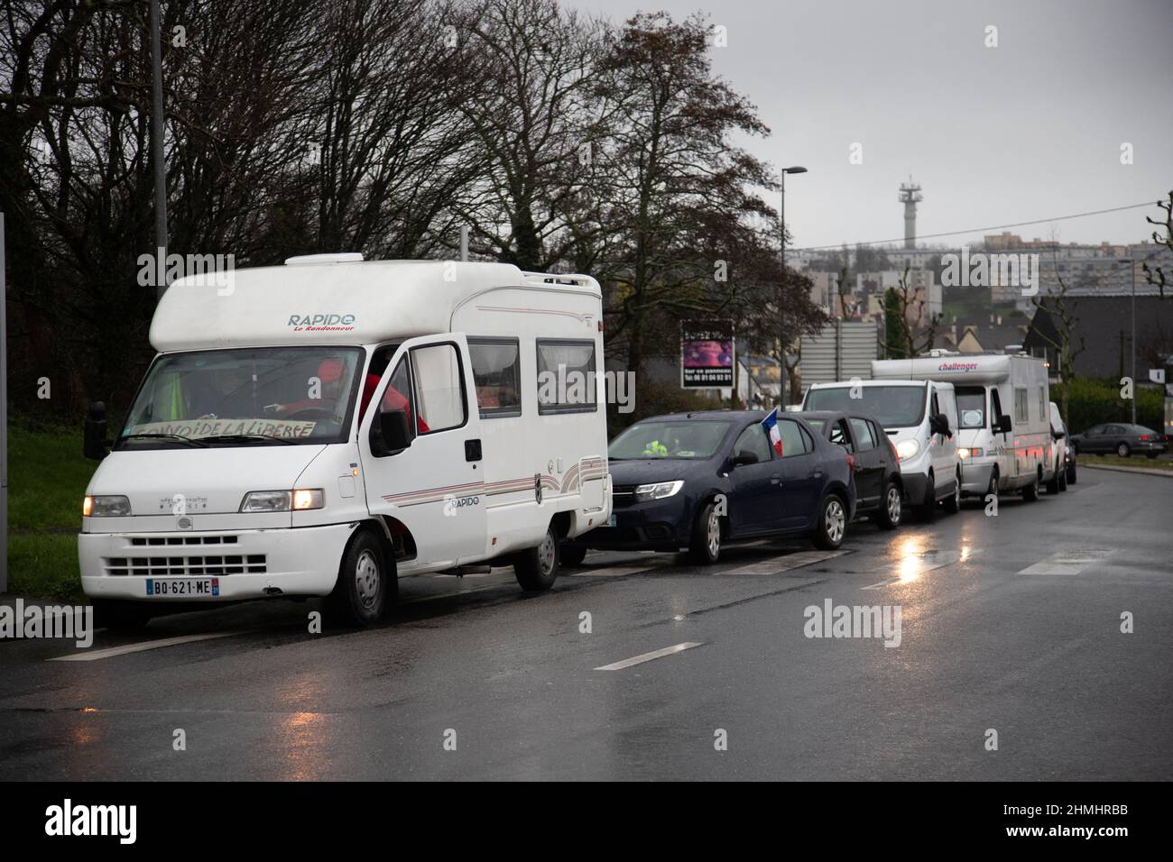 Inspired by Canadian protests, French 'freedom convoy' (Convoi de la ...