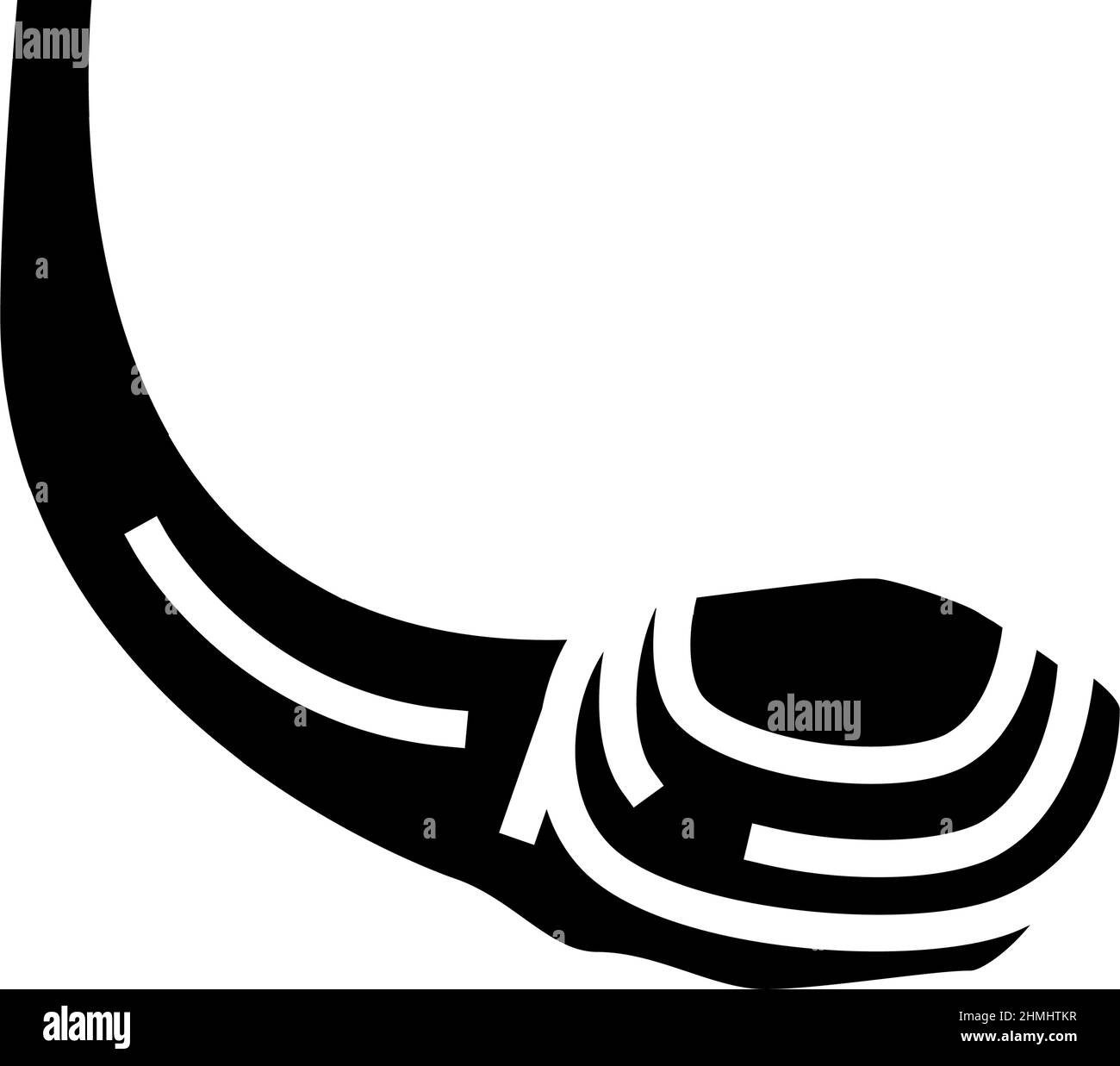 geoduck pacific clam glyph icon vector illustration Stock Vector Image ...