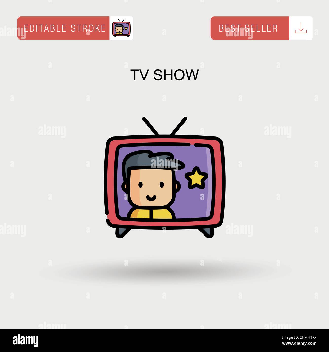 Tv show film set Stock Vector Images - Alamy