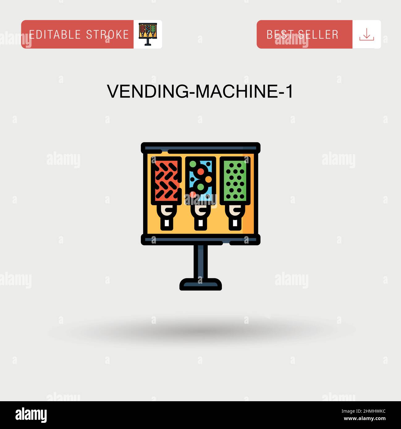 Chocolate vending Stock Vector Images - Alamy