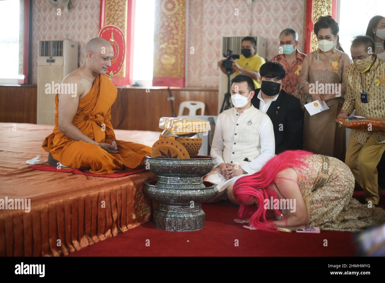 Monk fan hi-res stock photography and images - Alamy