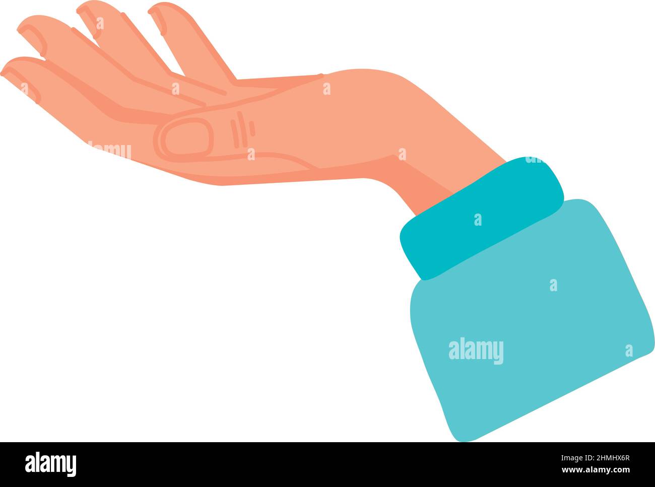 hand human receiving Stock Vector Image & Art - Alamy