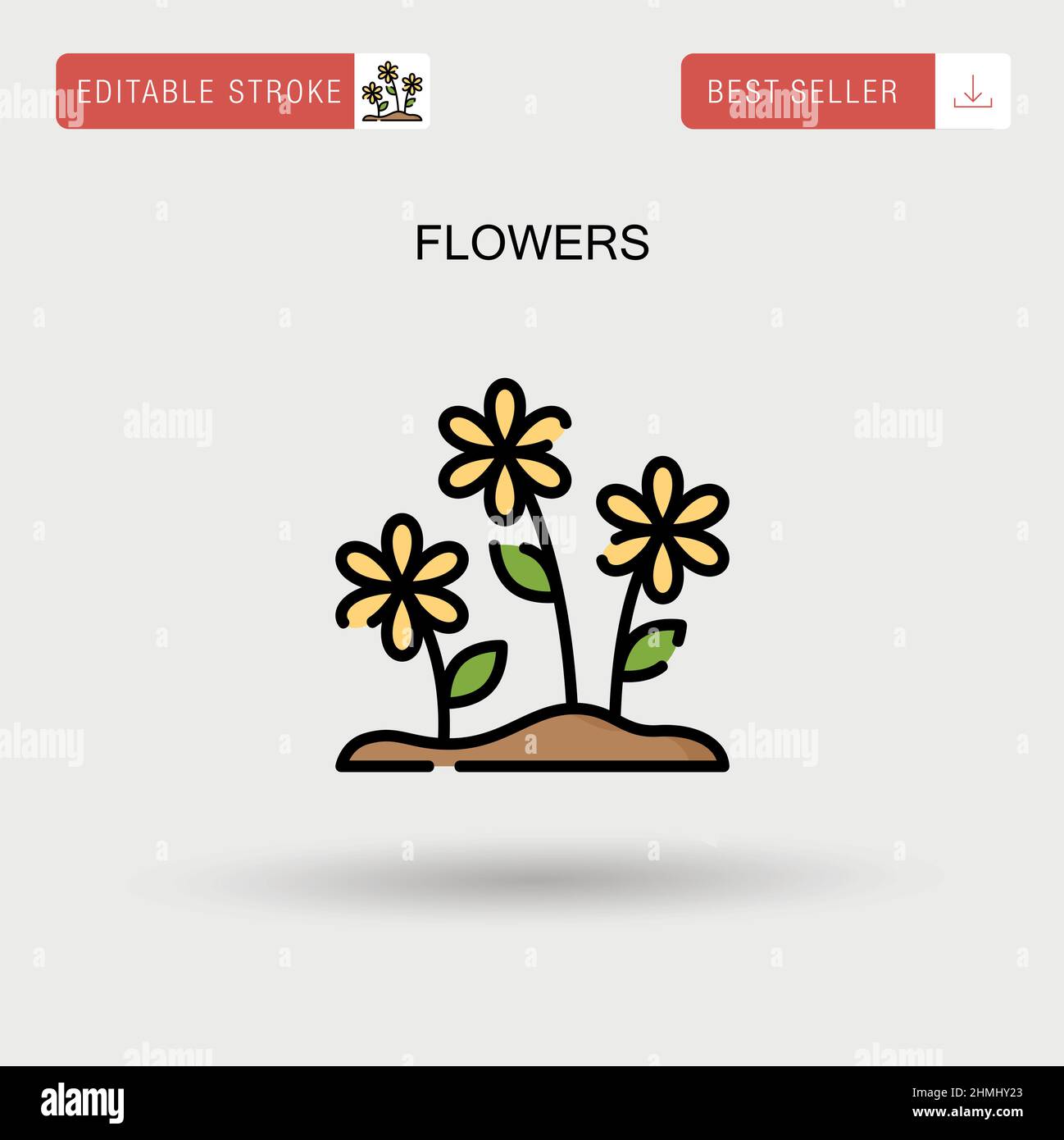 Beautiful spring flowers close up Stock Vector Images - Alamy