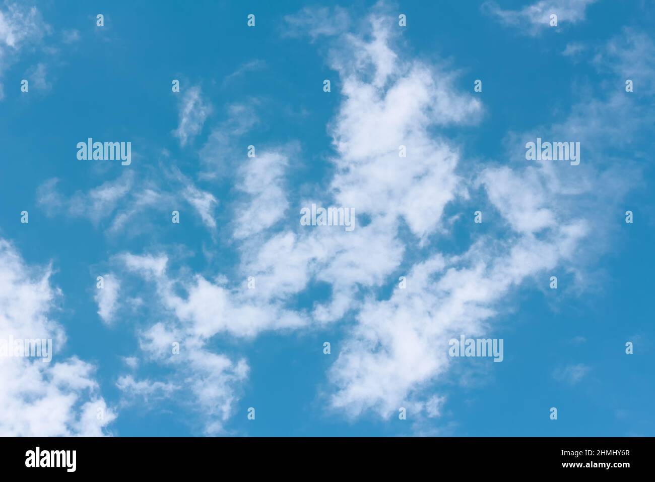 Rare clouds at the blue sky Stock Photo - Alamy