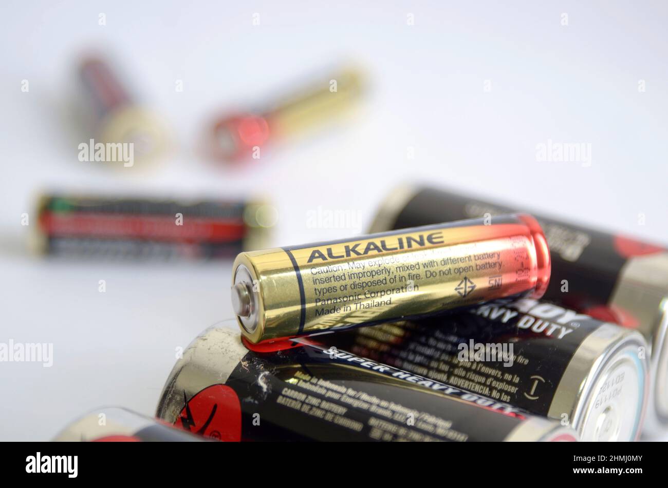 AA size battery for electronic divice Stock Photo - Alamy