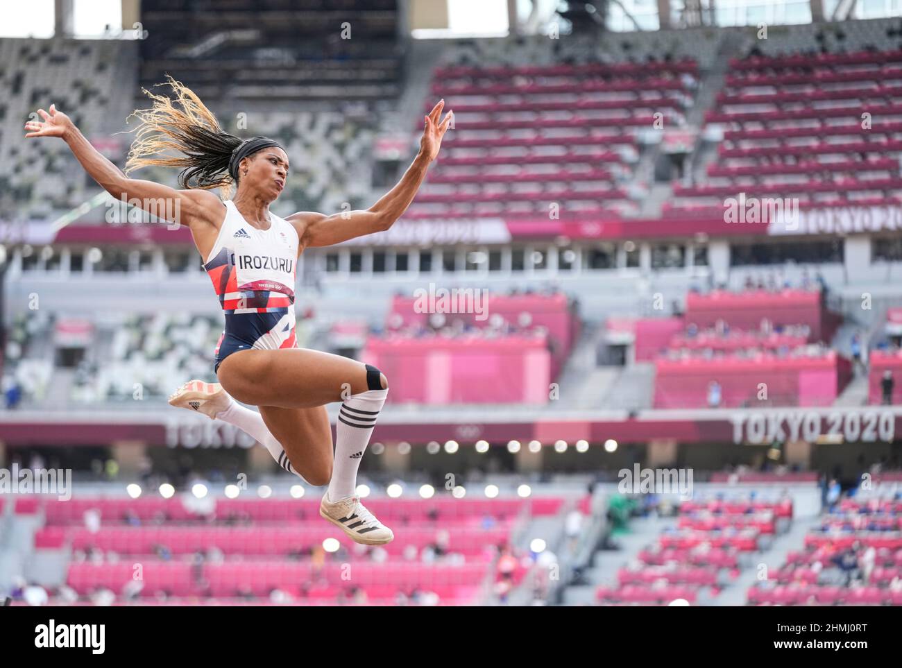 Abigail Irozuru participating in the Tokyo 2020 Olympic Games in the ...