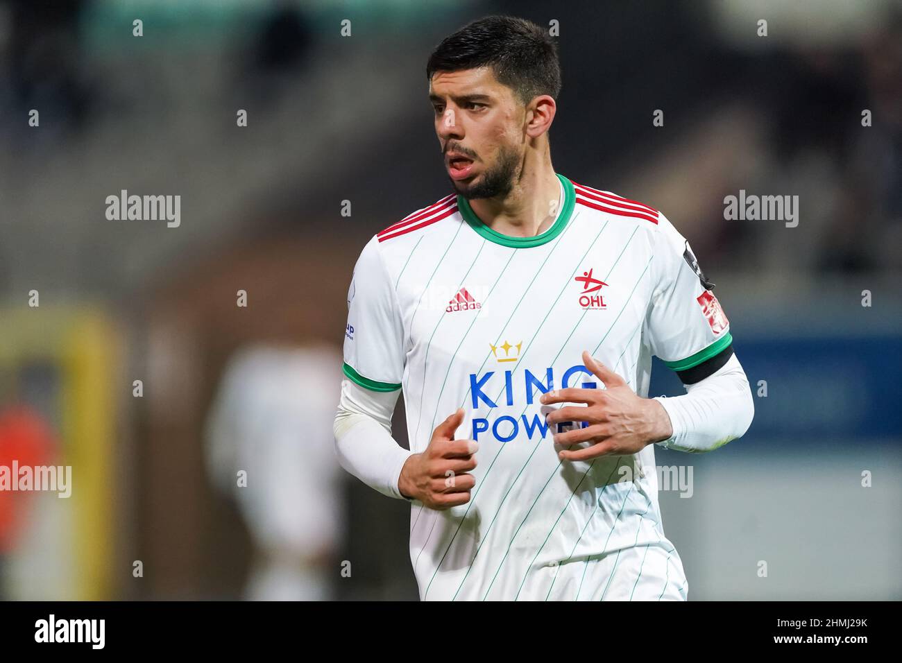 LEUVEN, BELGIUM - FEBRUARY 9: Cenk Ozkacar of OH Leuven during the ...