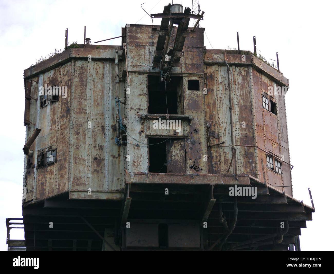 Shivering Sands Fort, Thames Estuary, England Stock Photo - Alamy