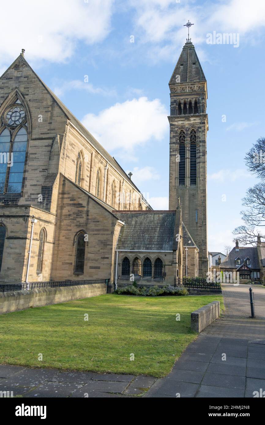 St George's church, in Jesmond, Newcastle upon Tyne, UK, built circa ...