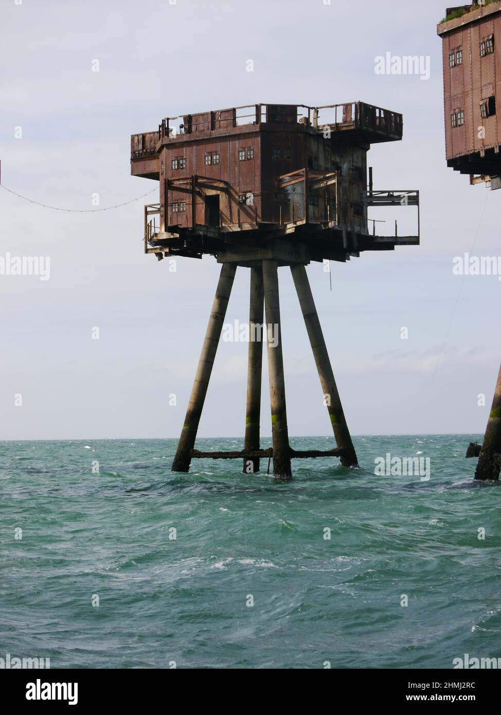Shivering Sands Fort, Thames Estuary, England Stock Photo - Alamy