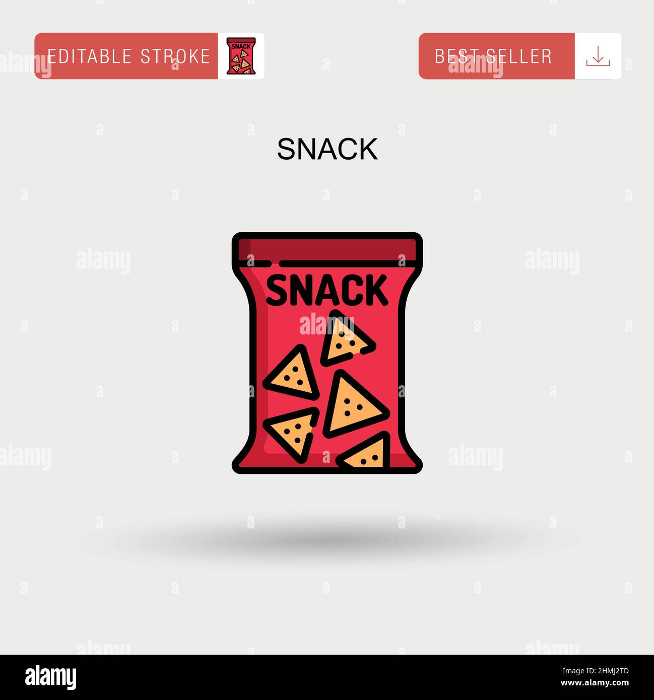 Salty crackers in bowl Stock Vector Images - Alamy