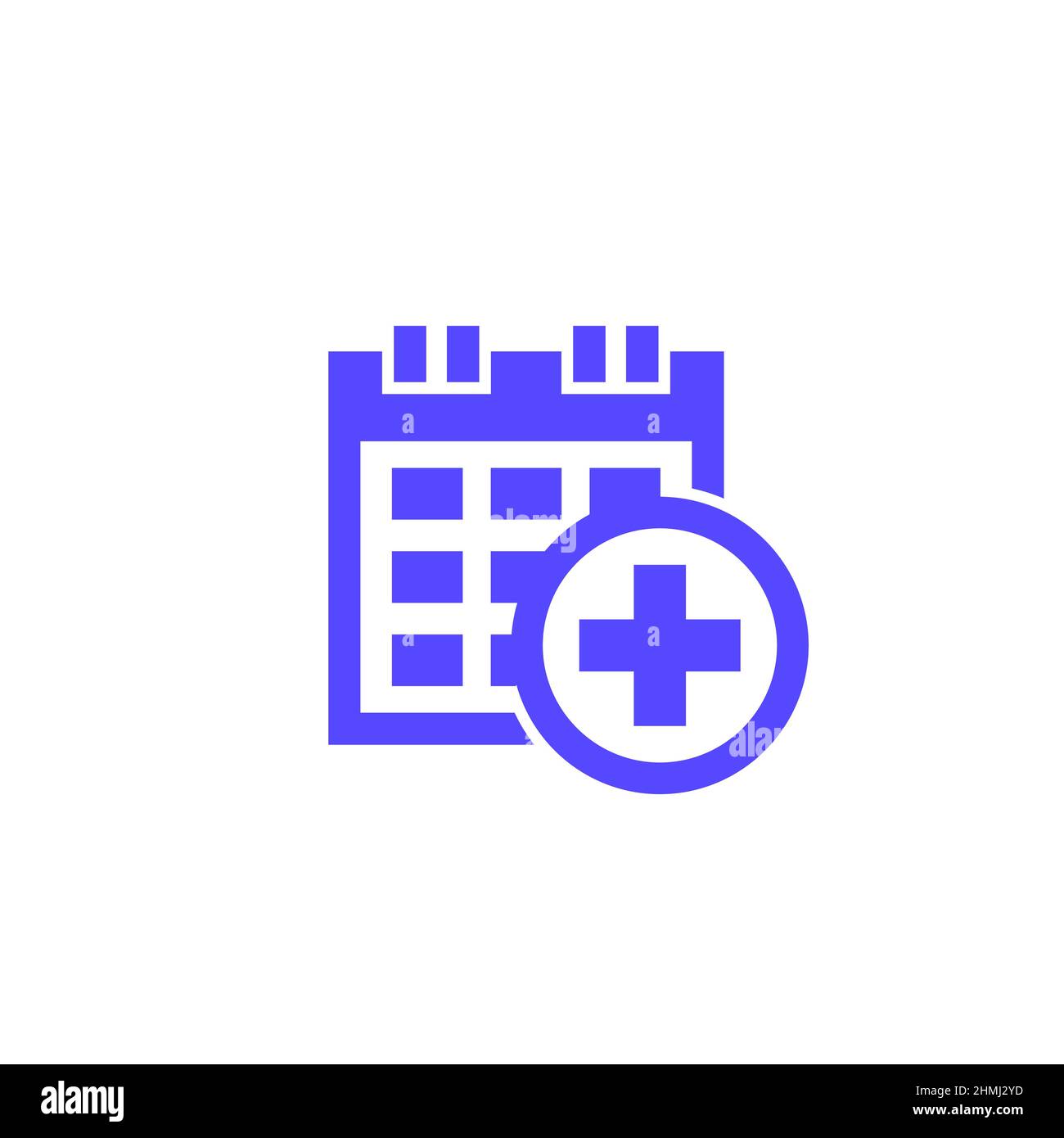 medical appointment or schedule icon on white Stock Vector Image & Art ...