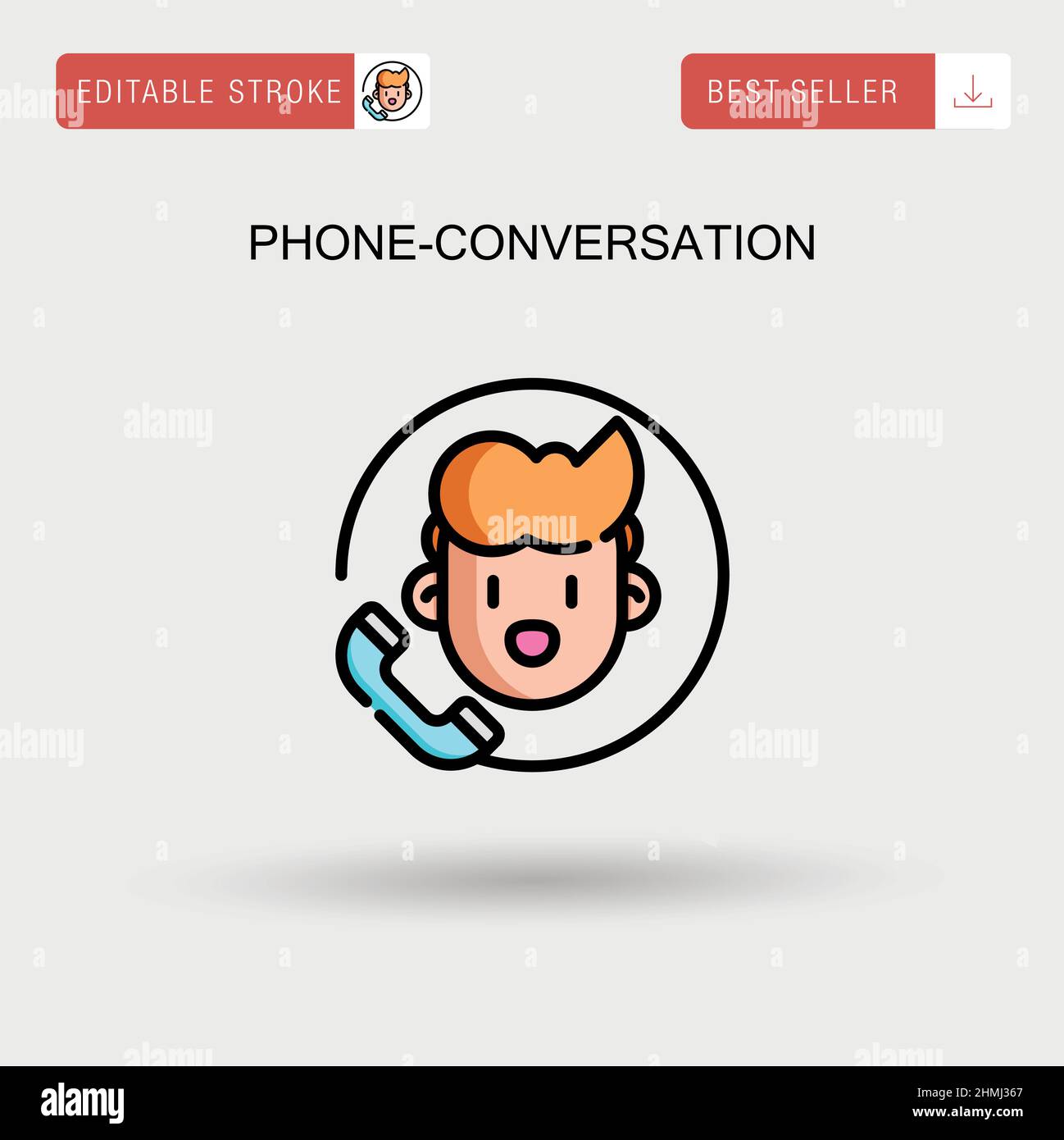 Messenger happy Stock Vector Images - Alamy