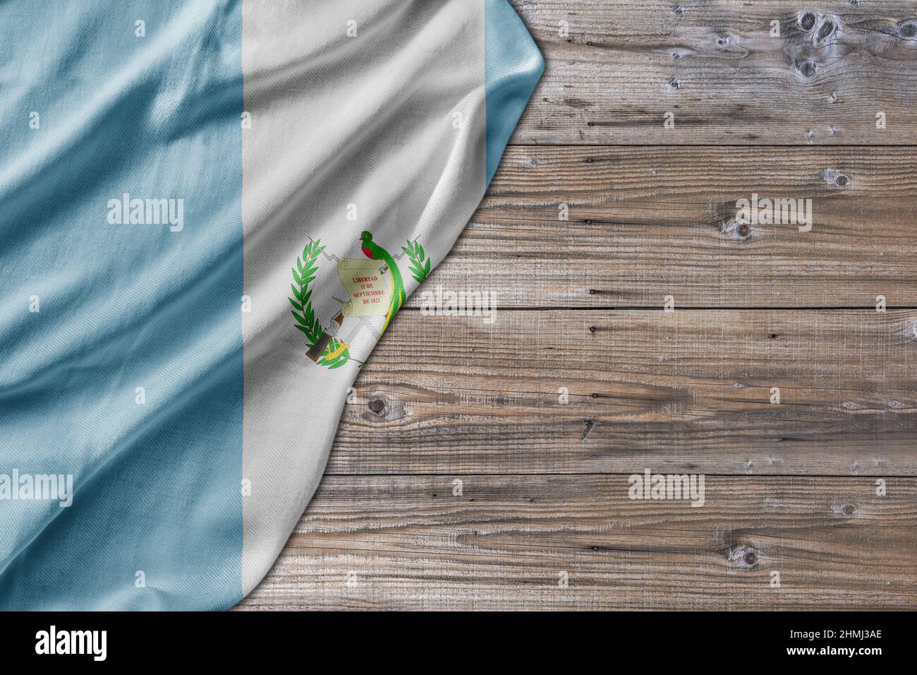 Wooden pattern old nature table board with Guatemala flag Stock Photo ...