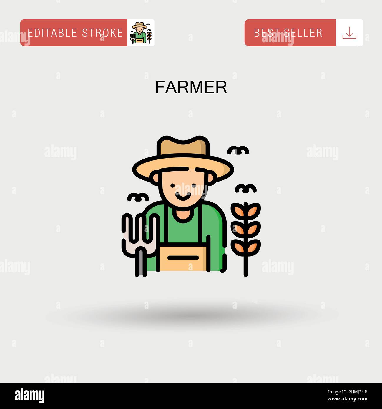 Farmers harvesting Stock Vector Images - Alamy