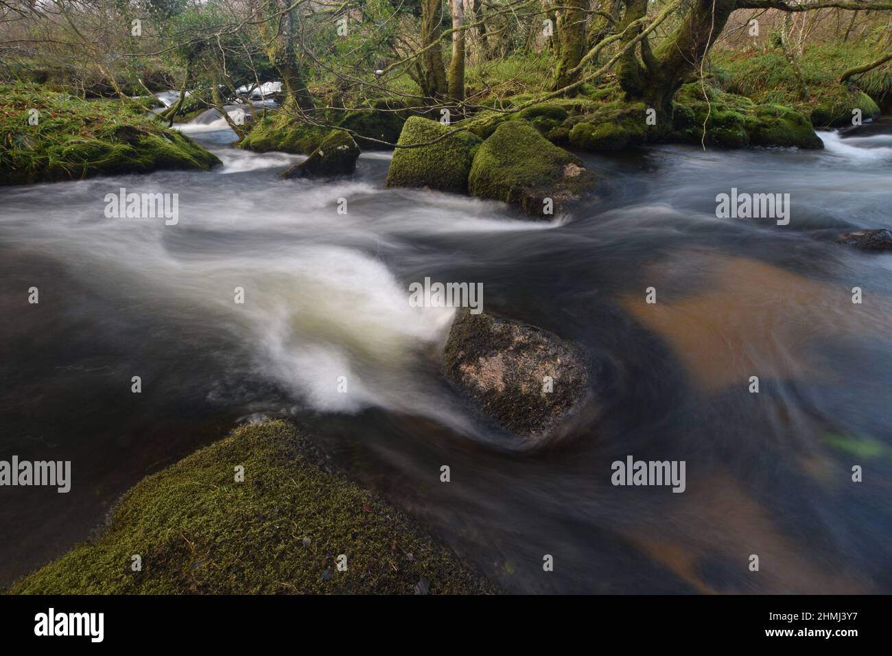 The De Lank River Bodmin Moor Cornwall Stock Photo - Alamy