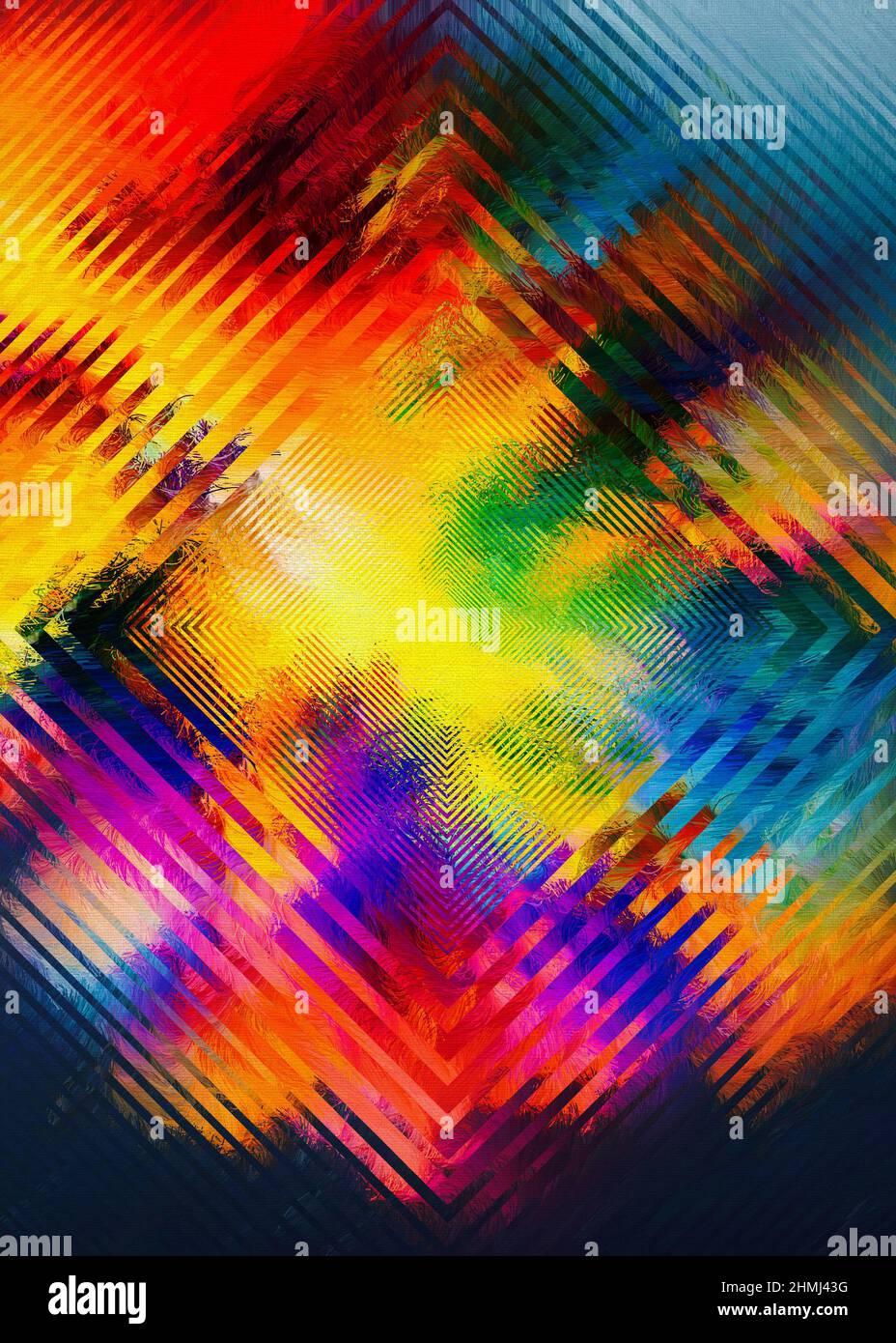Graphical Painting Art Background Modern Conceptual Art,Synthwave ...
