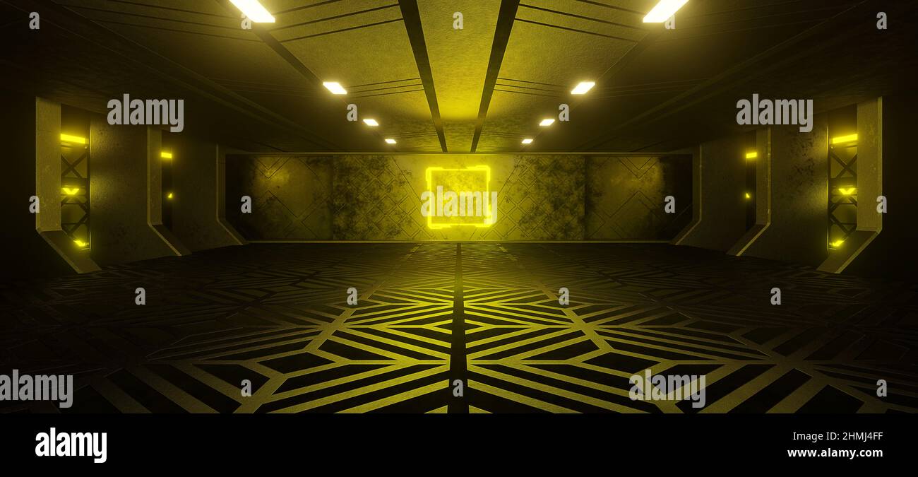 Cyber Interior Technology Room Glowy Charcoal Colors Background For ...