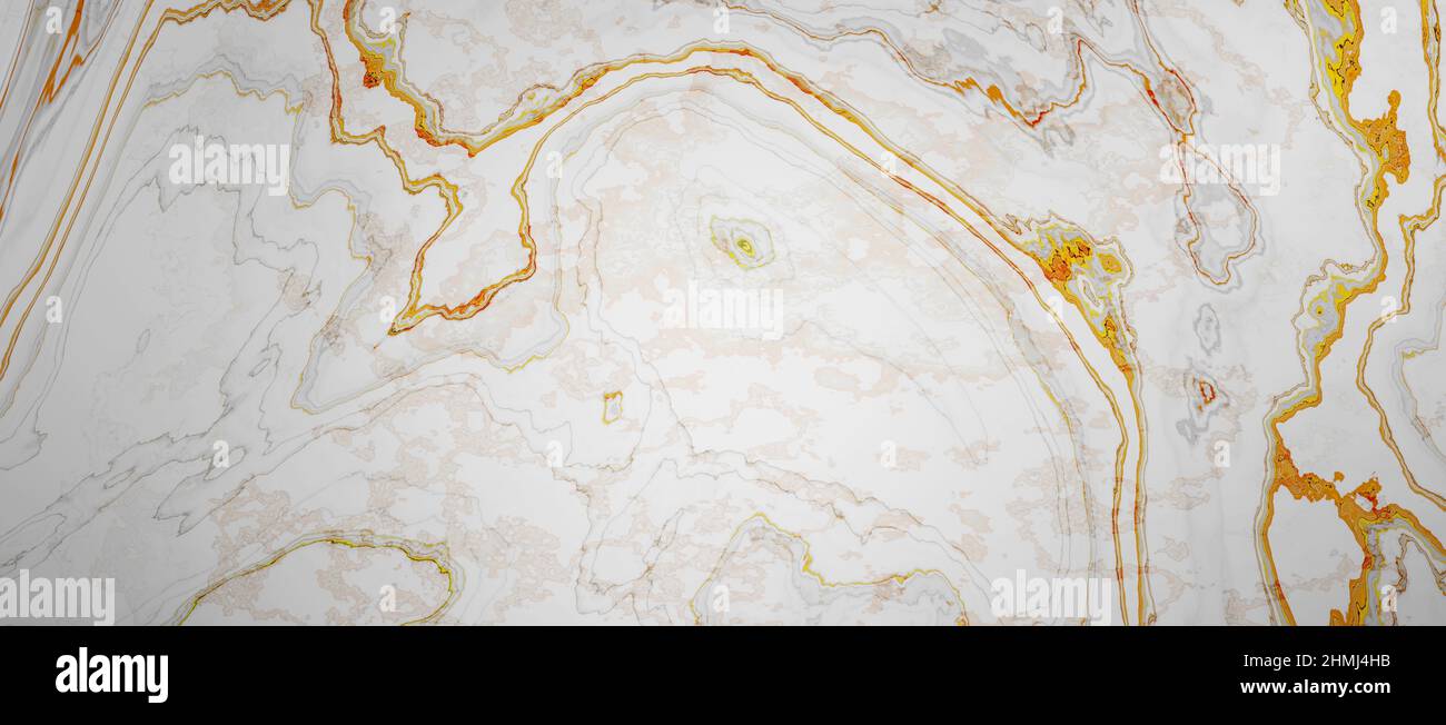 Shiny Close Up Unique Ivory Marble Veins Light Grey Colors Abstract ...