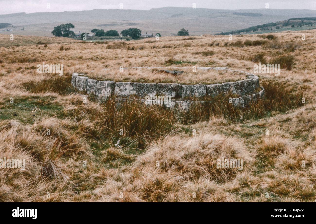 Roman circular mausoleum at Bremenium - an ancient Roman fort (castrum ...
