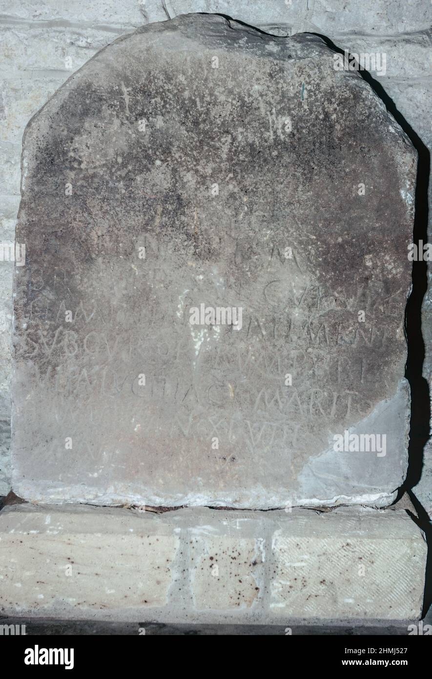 ‘Elsdon stone’ - Roman officer’s tombstone from Bremenium fort, located ...