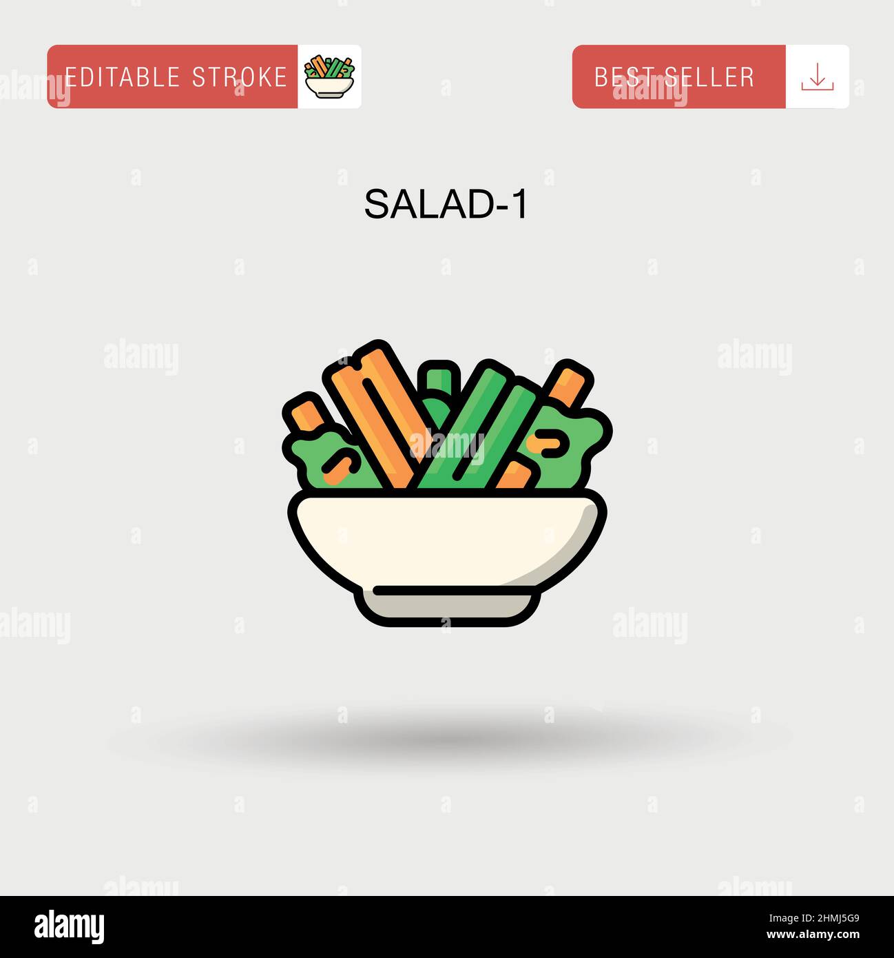 Plate vitamin icon outline Stock Vector Images - Alamy