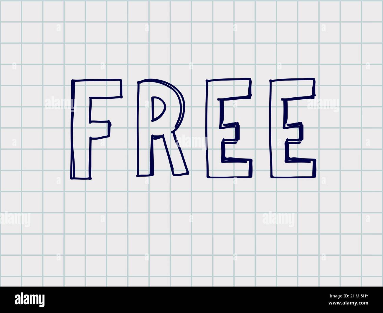 Free hand written lettering. Vector Stock Vector Image & Art - Alamy