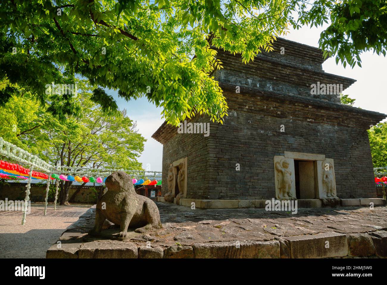 Bunhwangsa temple stone tower in Gyeongju, Korea Stock Photo - Alamy