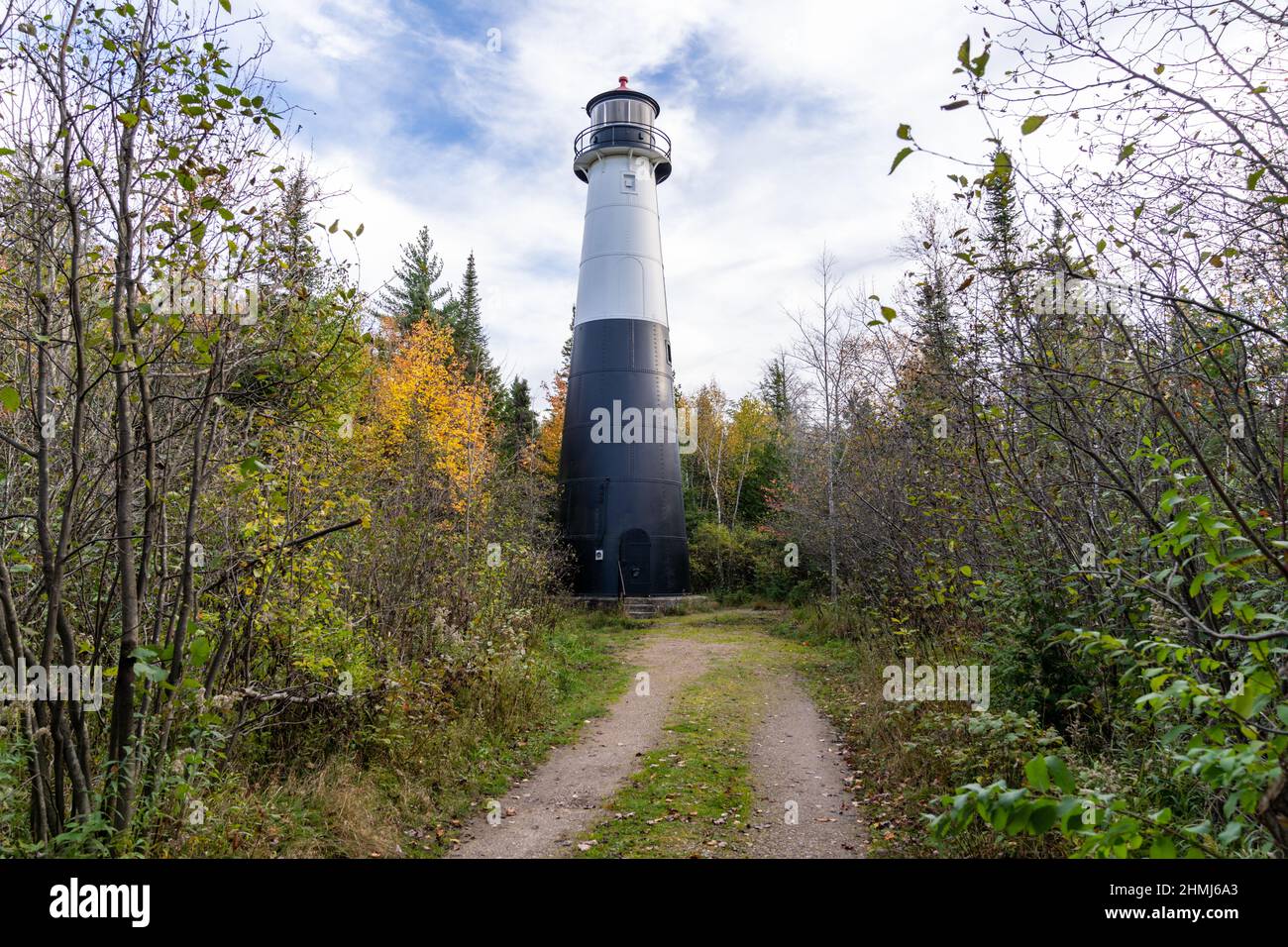 Munising range light lighthouse hi-res stock photography and images - Alamy