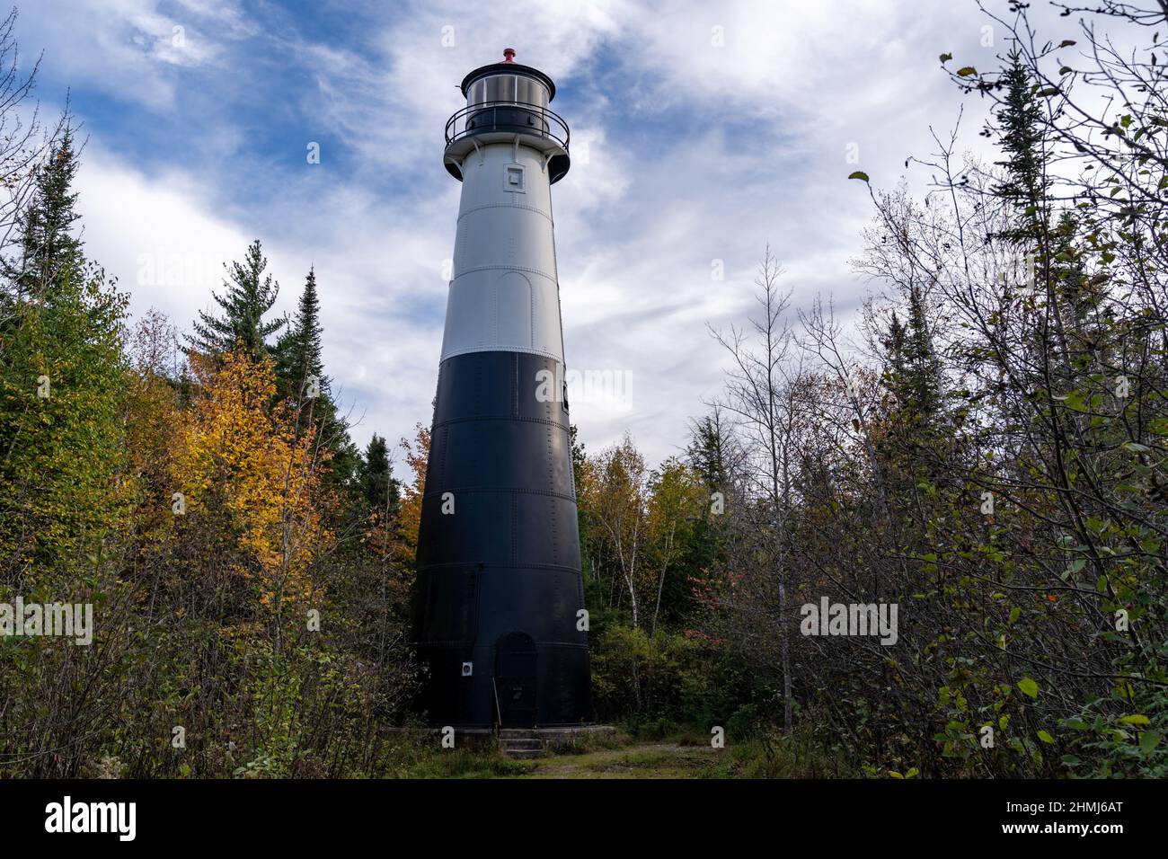 Munising range light lighthouse hi-res stock photography and images - Alamy