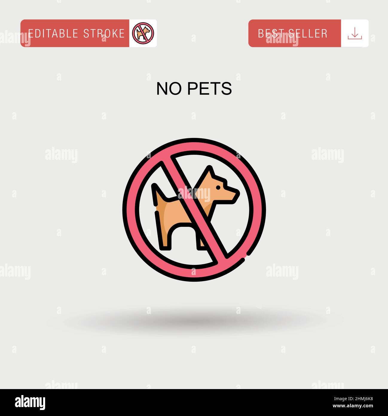 No entry animal Stock Vector Images - Alamy