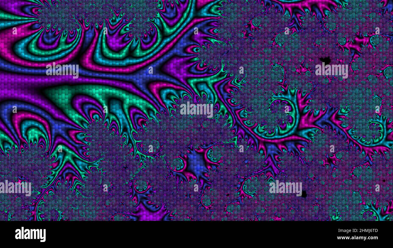 Abstract Computer generated Fractal design. A fractal is a never-ending ...