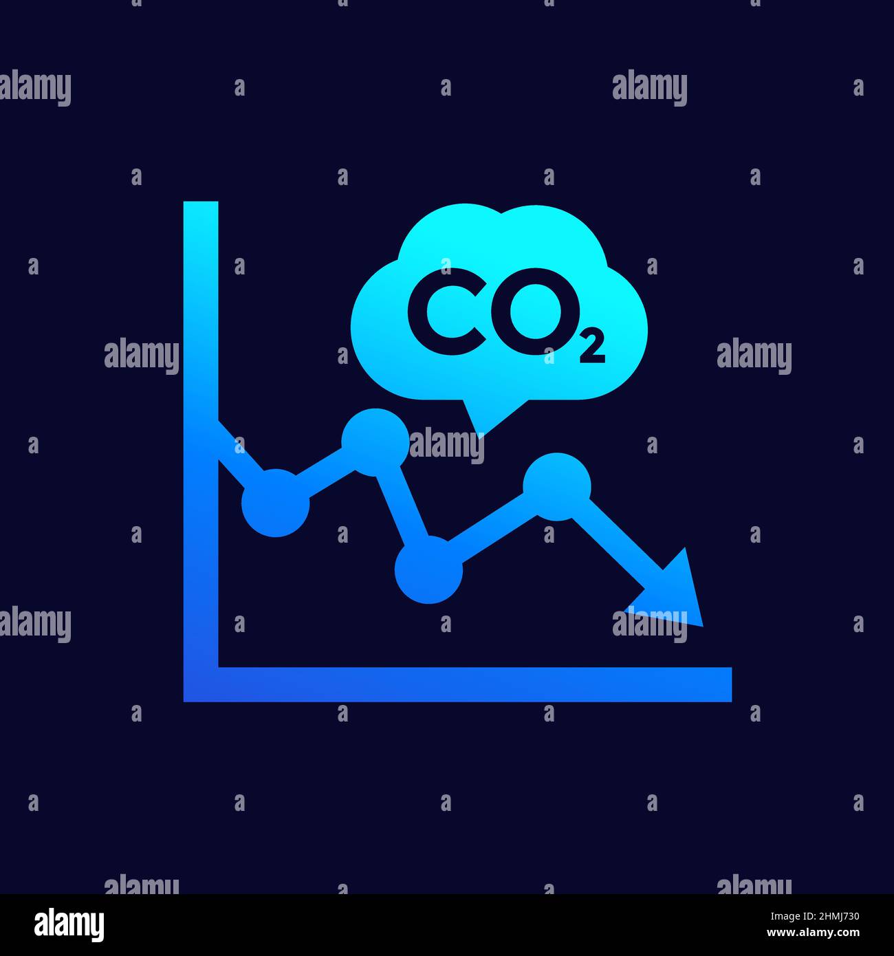 co2, carbon emissions reduction icon with graph Stock Vector Image ... co2, carbon emissions reduction icon with graph Stock Vector Image ...