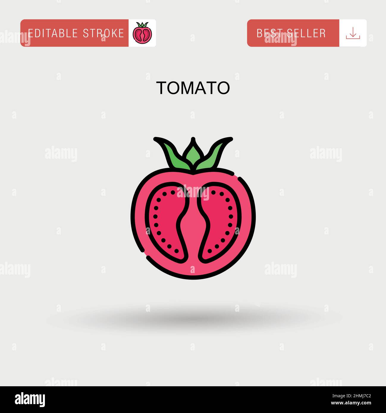 Cherry tomato red plant Stock Vector Images - Alamy