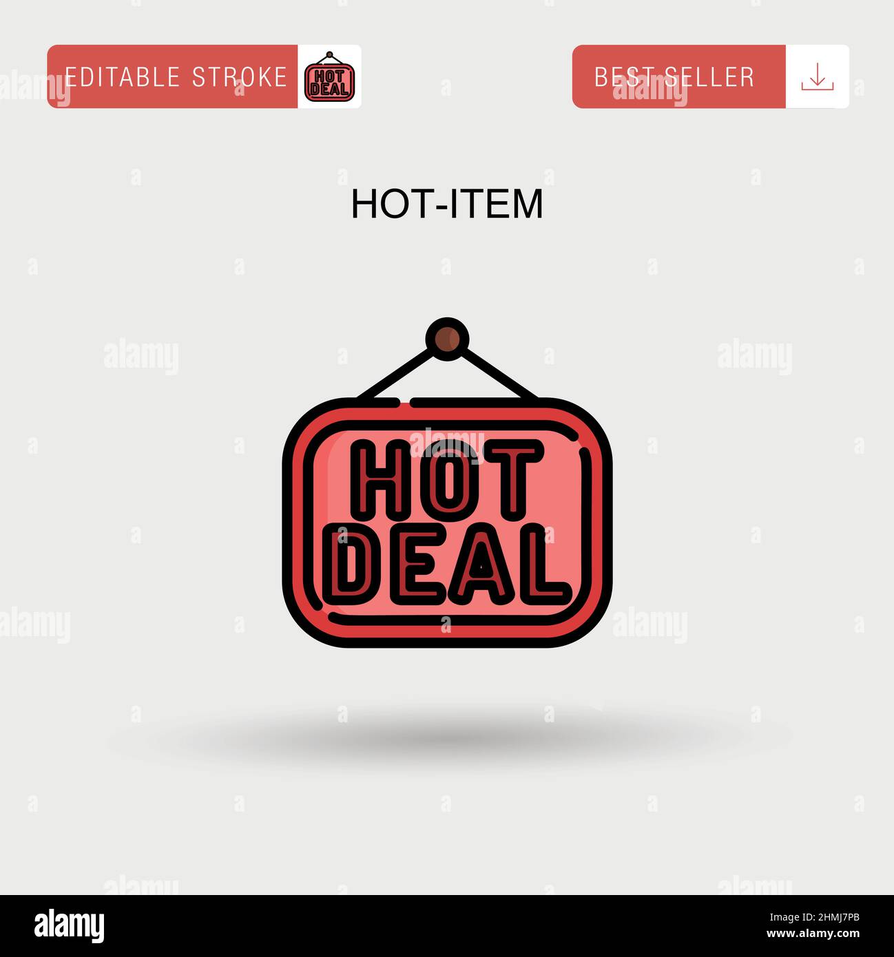 Hot-item Simple vector icon Stock Vector Image & Art - Alamy