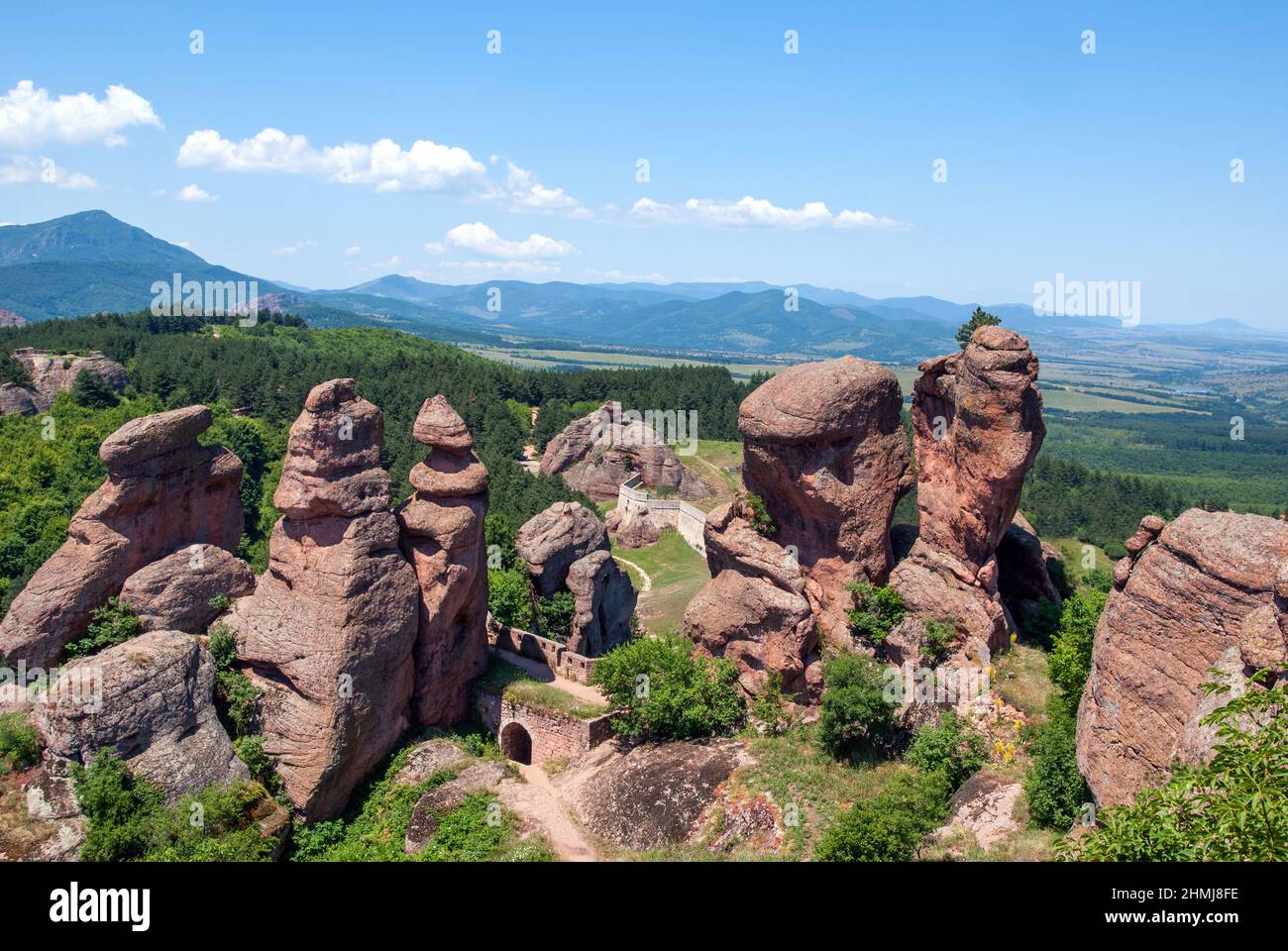 The Belogradchik Rocks are a group of strangely shaped sandstone and ...