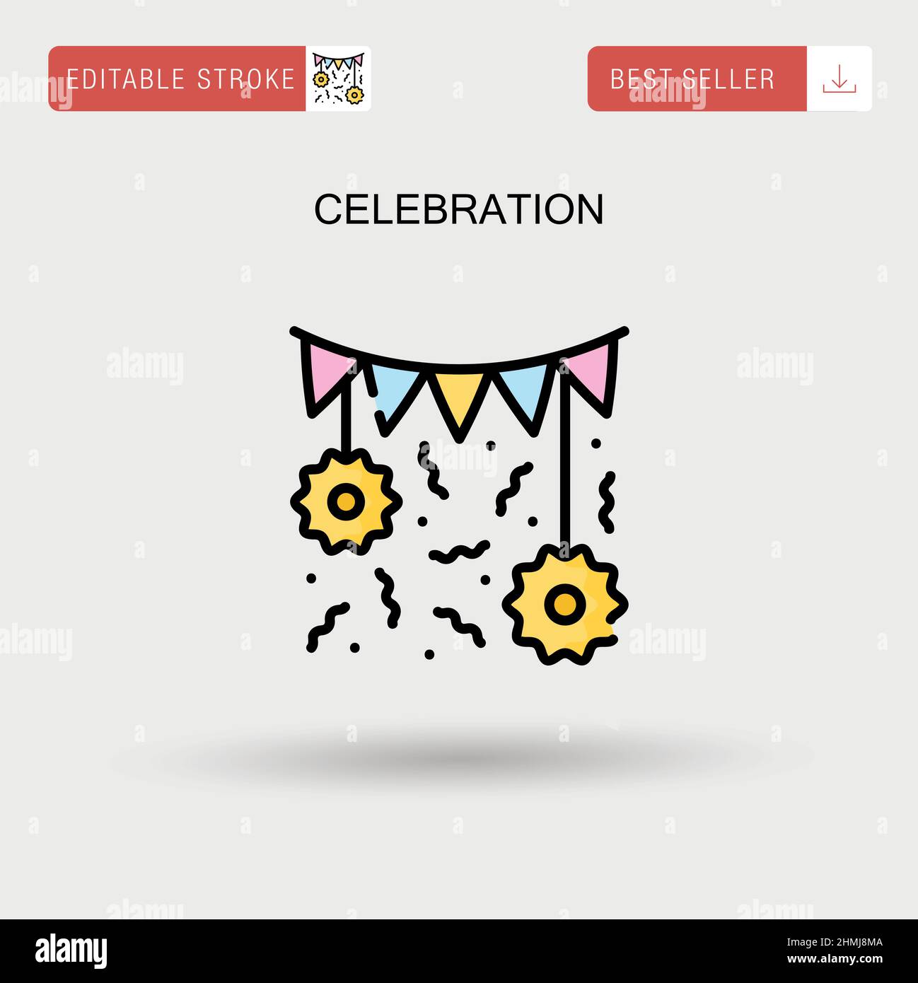 Simple celebration Stock Vector Images - Alamy