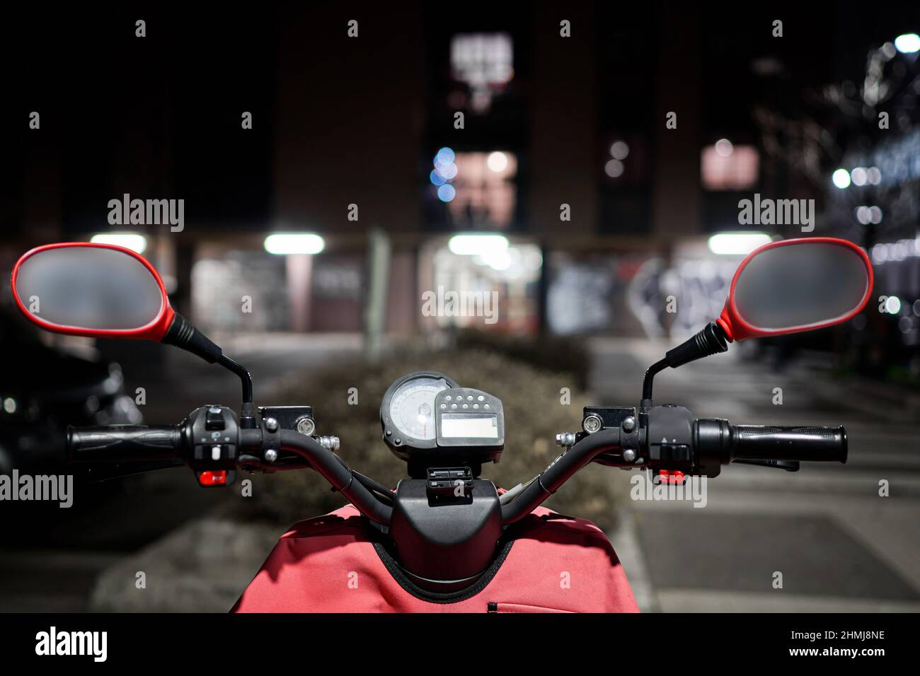 Red motorcycle front details Stock Photo - Alamy
