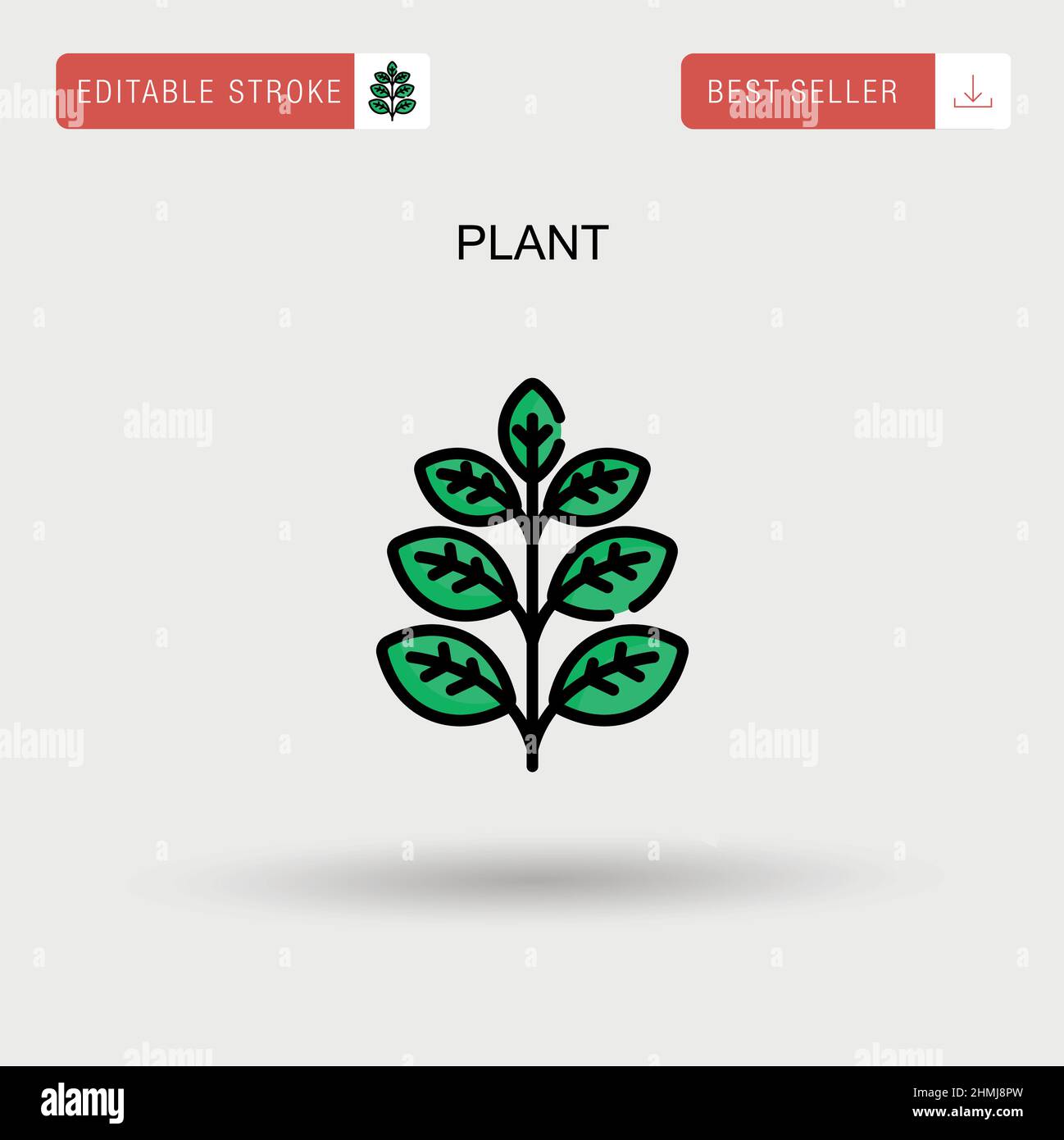Plant Simple vector icon Stock Vector Image & Art - Alamy
