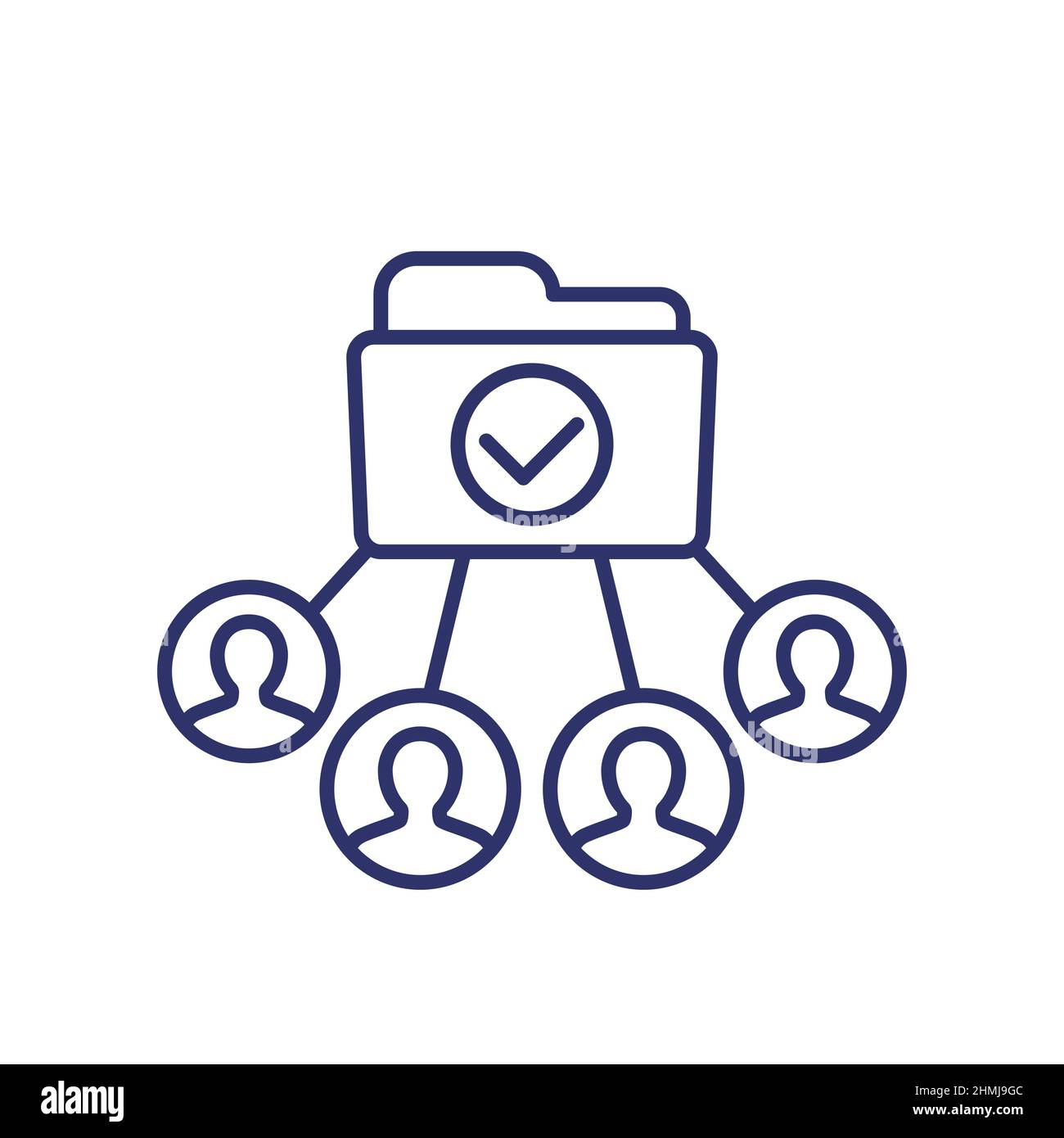 User directory line icon Cut Out Stock Images & Pictures - Alamy