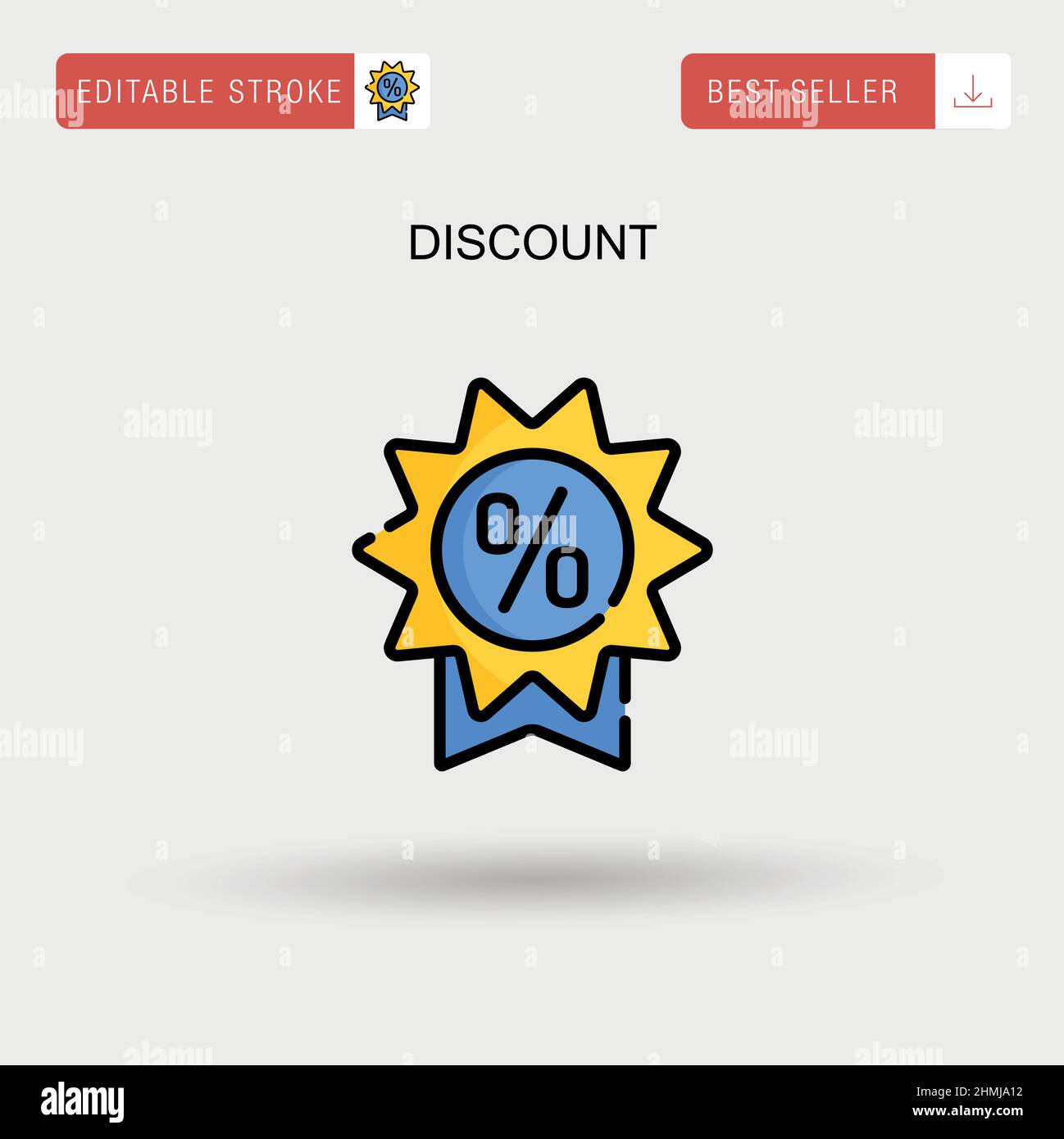 3d price off icon Stock Vector Images - Alamy
