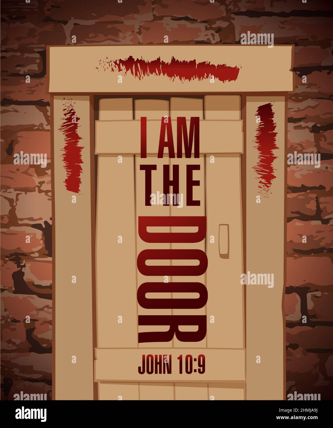 Stone church door Stock Vector Images - Alamy