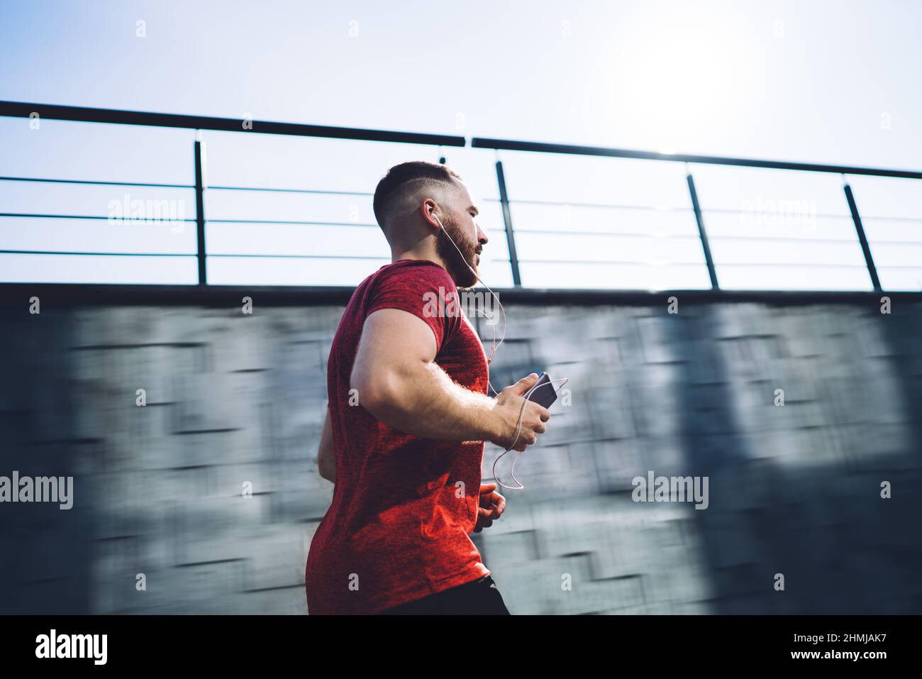 Man running away low hi-res stock photography and images - Alamy