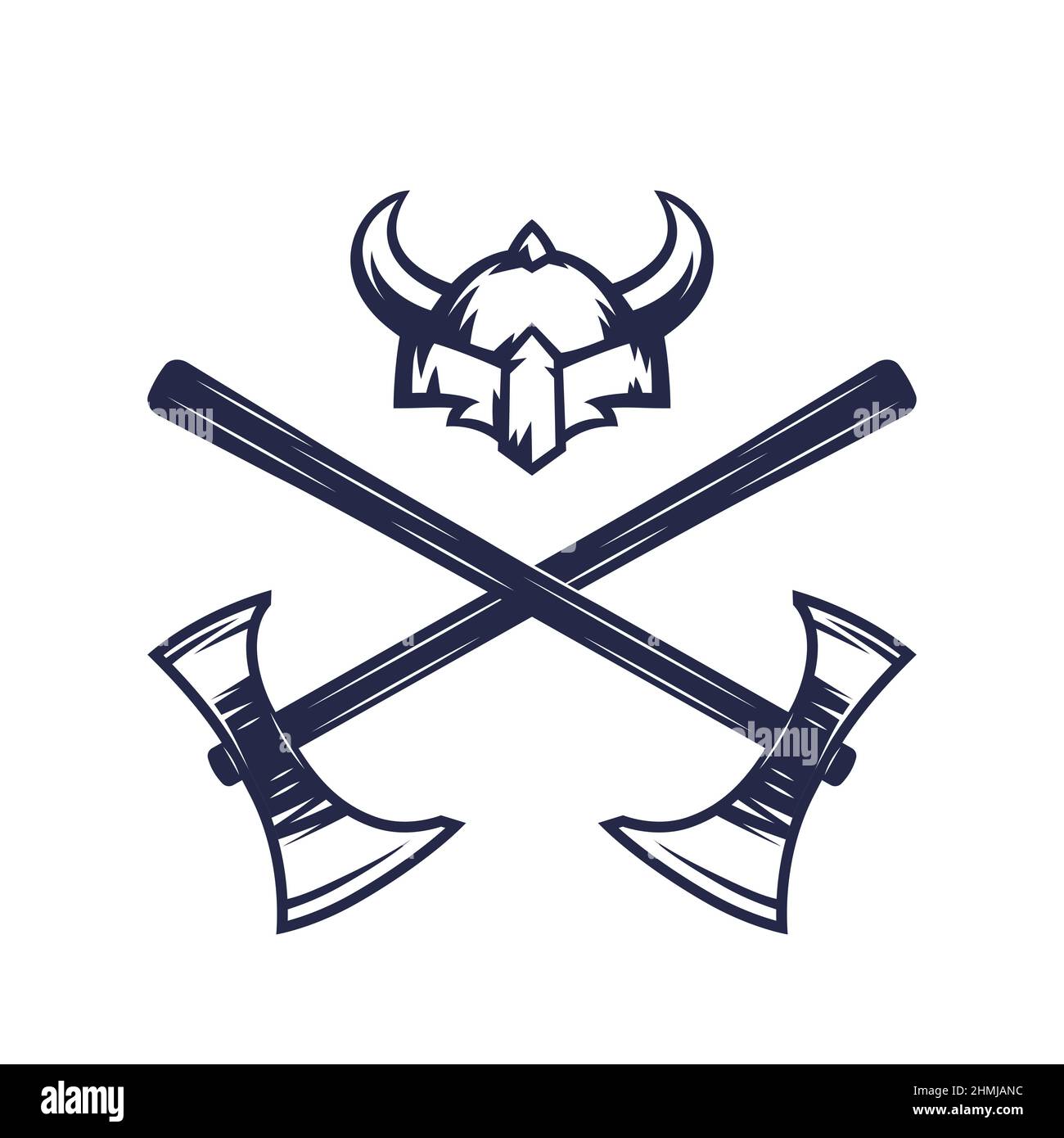 Crossed axes isolated on Stock Vector Images - Alamy