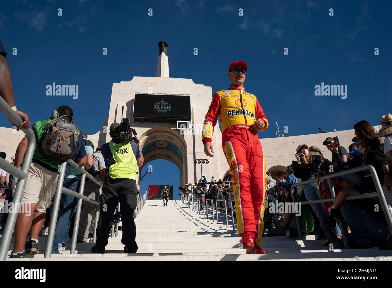 Beijing, Hebei, China. 6th Feb, 2022. Joey Logano races for the Busch ...