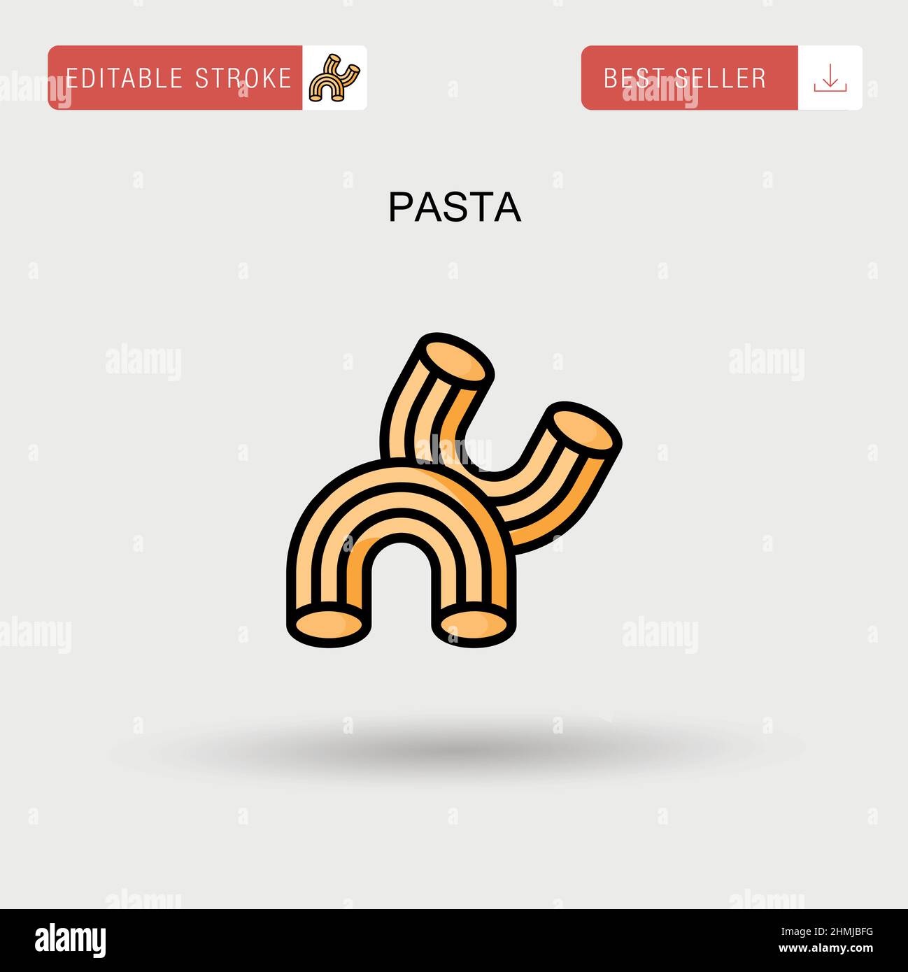 Parmesan pasta Stock Vector Images - Alamy