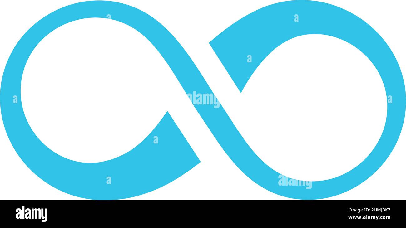 Infinity logo. Endless cycle of motion. Eternity symbol Stock Vector ...