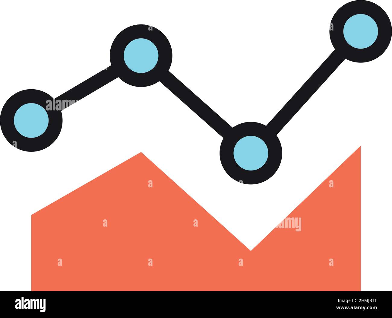 Chart icon. Data analysis symbol. Statistic report sign Stock Vector ...